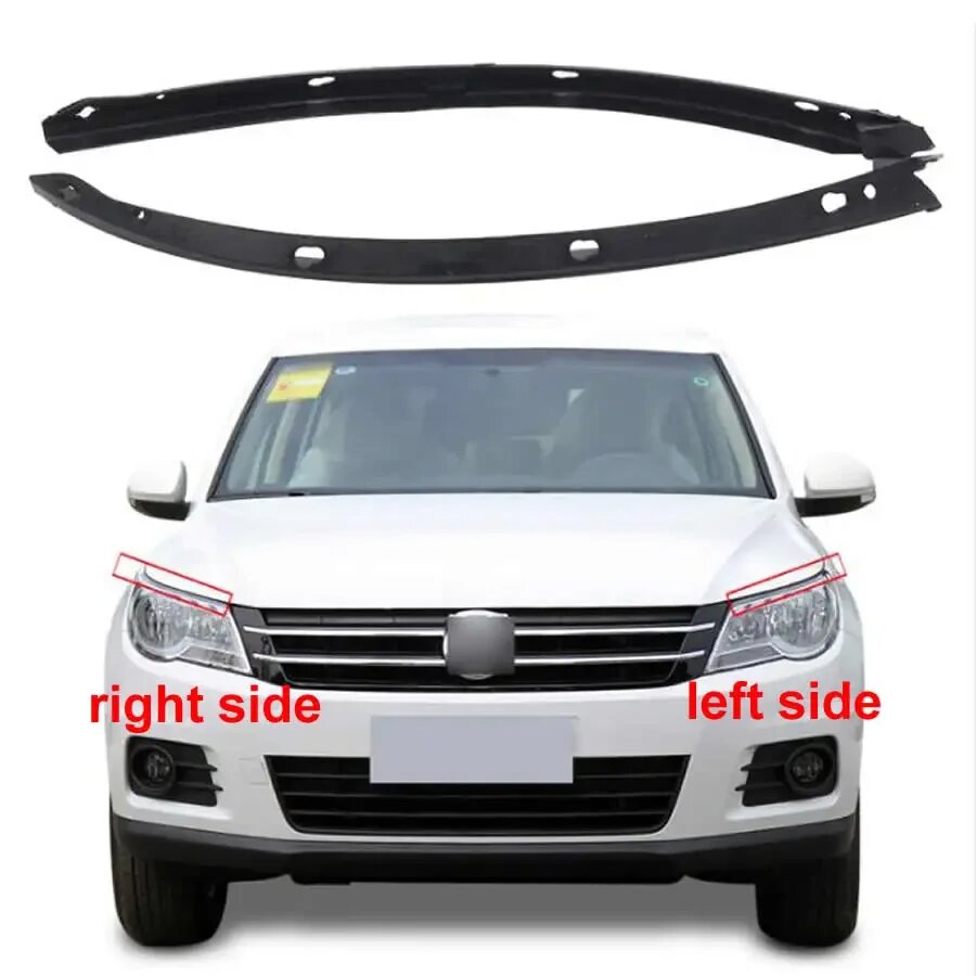 Резиновая уплотнительная лента для фар Volkswagen VW Tiguan 2008 2009 2010 2011 2012 2PCS left and right
