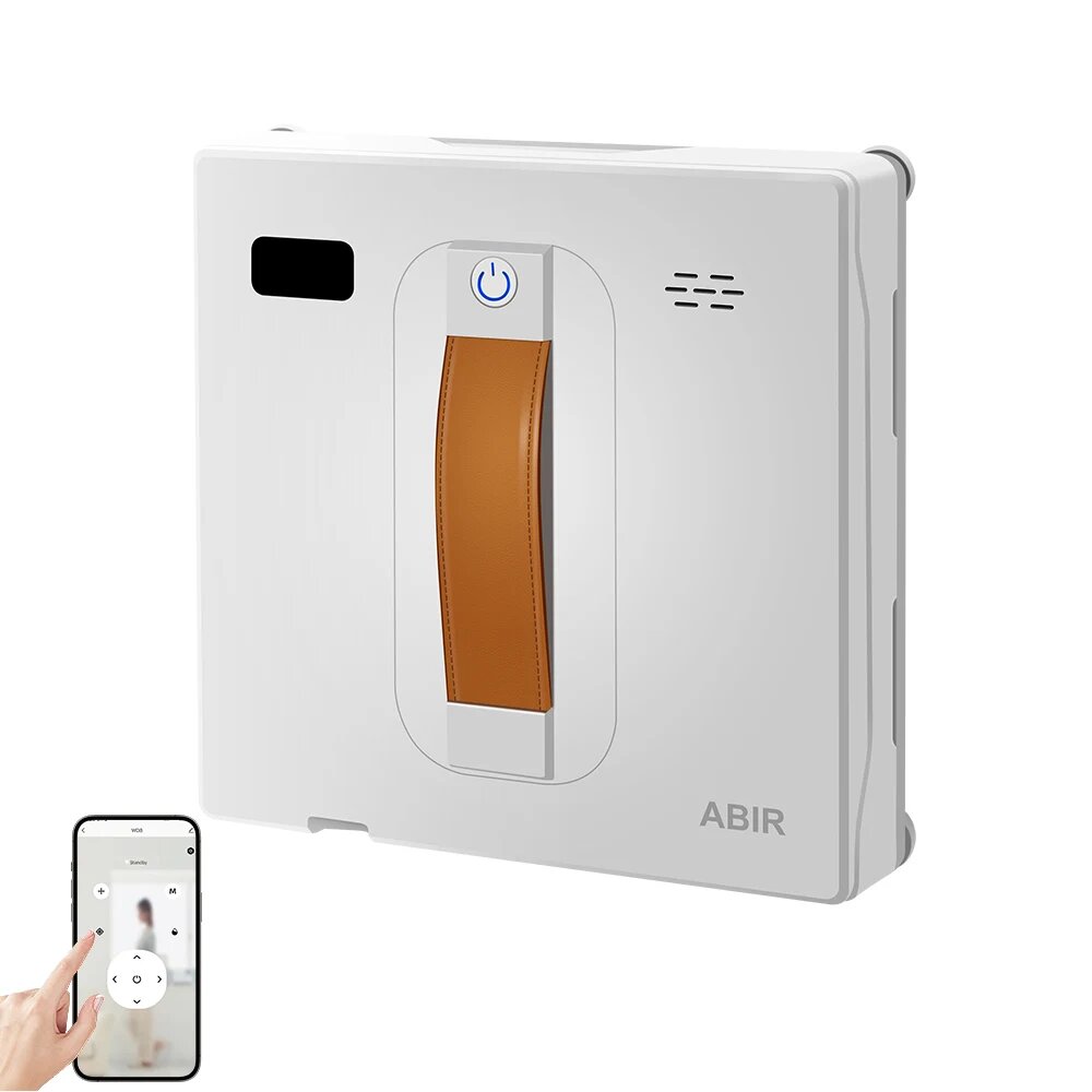 Робот-пылесос для окон ABIR WD8, двойное ультразвуковое распыление, искусственный интеллект для чистки, обновленный лазер, умная уборка стеклянных стен дома