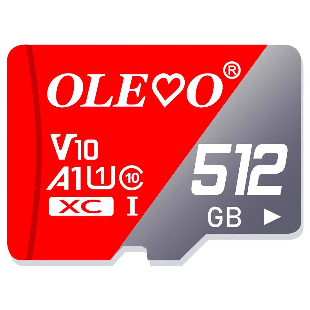 Карта памяти Olevo 512GB V10 A1 UHS-I XC