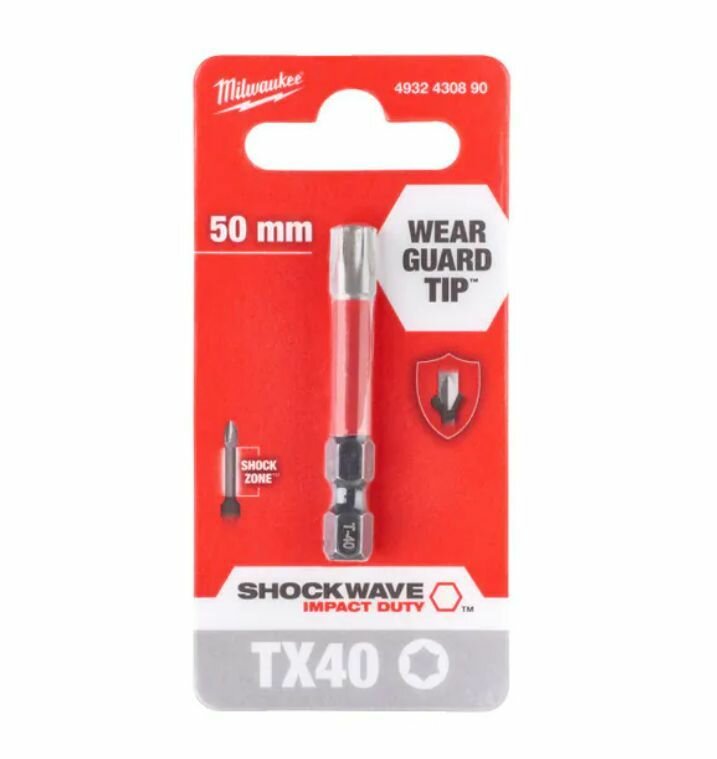 Насадка Milwaukee Shockwave TX40 50мм 4932430890