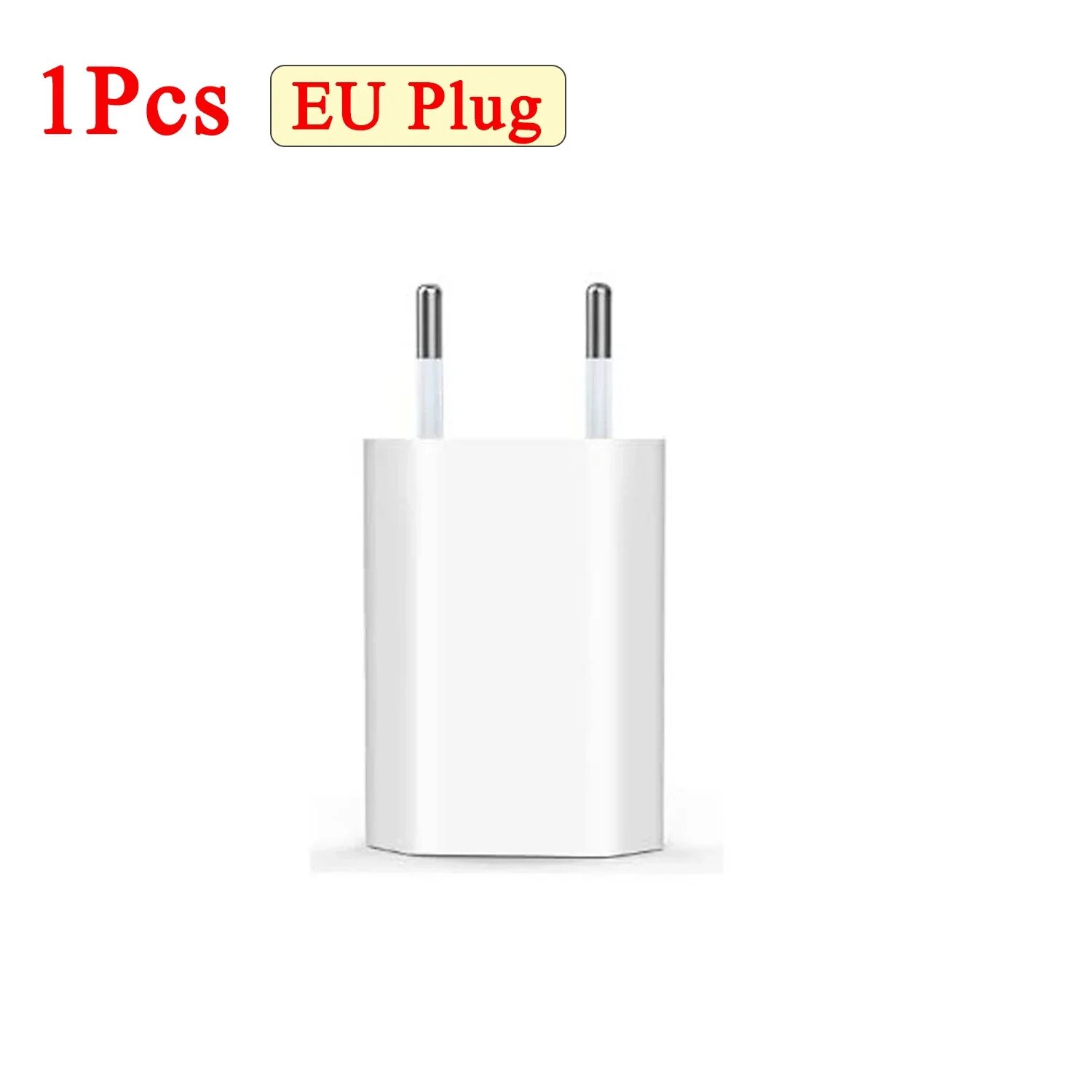 5/1 шт, зарядное устройство для телефона с вилкой европейского стандарта, 5 В/1 А, настенный USB-адаптер для домашнего путешествия для Xiaomi, Samsung, Huawei, Google, зарядное устройство для телефона, головной блок 1-EU Plug