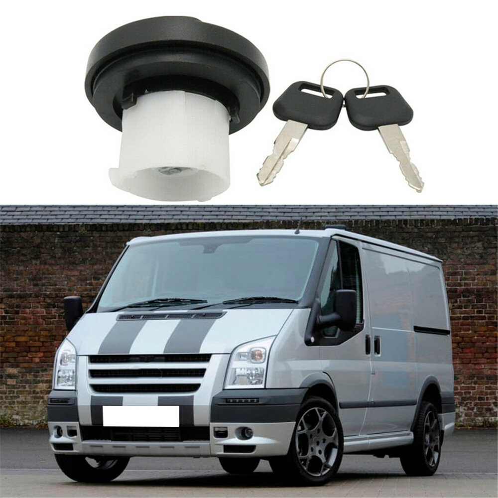 Крышка Заливной Горловины Топливного Бака Бензиново-Дизельный Для Ford Transit MK6 MK7 2000-2014 с 2 Ключами