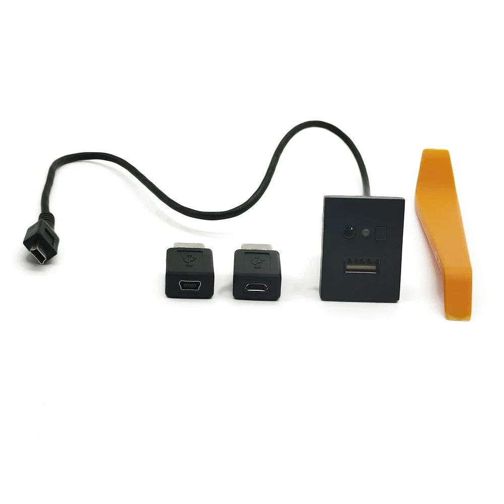 1 шт. автомобильный адаптер AUX/USB вход мини-кабель USB слот интерфейсный переключатель для Black