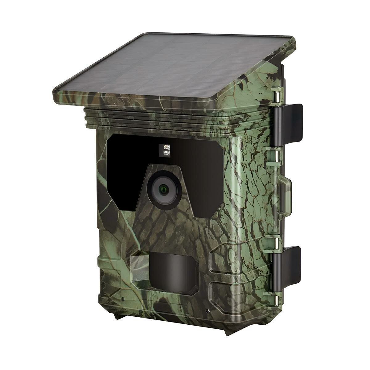 Уличная 4K фотоловушка Филин 600A-HC (ИК) (M57476UL) с солнечной панелью и резервным питанием. Невидимая подсветка, видео 4K, фото 50 Мп.