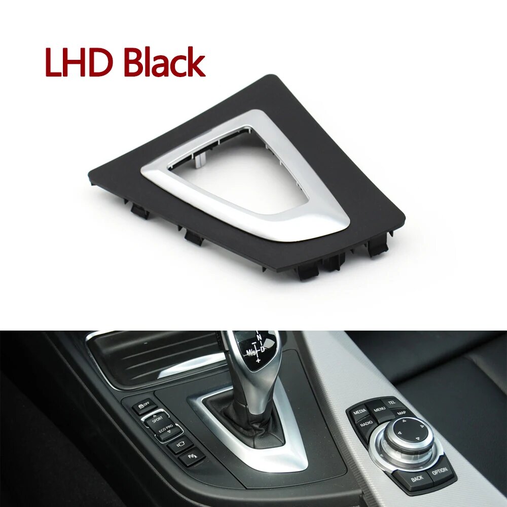 Накладка переключателя передач LHD Black для BMW F30 F31 F32 F33 F34 F35 F36