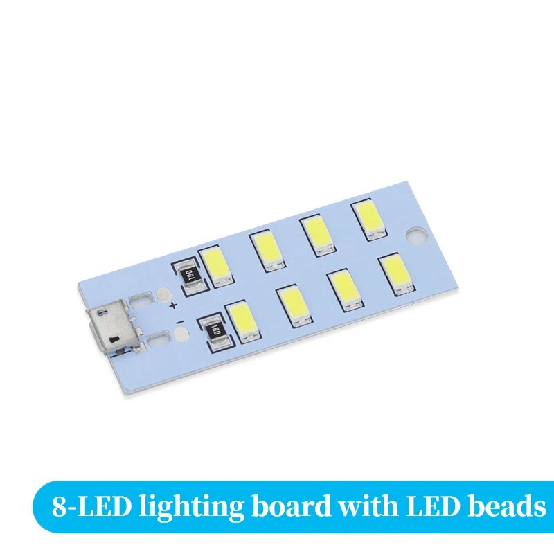 Светодиодная плата 8 LED с LED-диодами, Цвет: 8