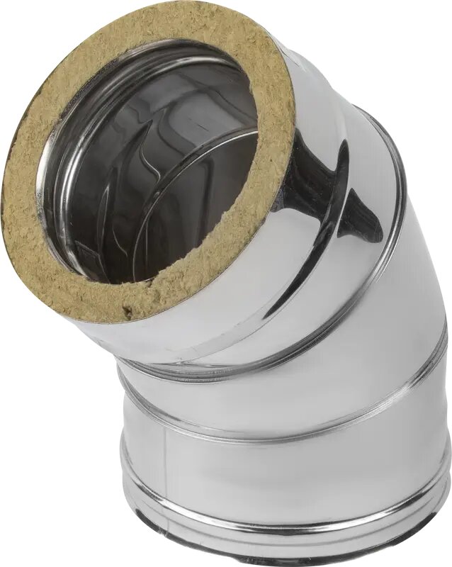 Сэндвич-колено Металлик и Ко 135° D150x210 мм 430/0.8 мм