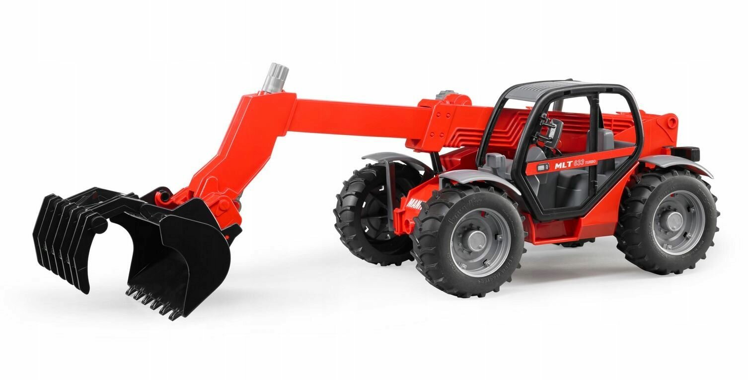 Игрушечный транспорт Bruder - Телескопический погрузчик Manitou MLT 633 - Брудер 02125