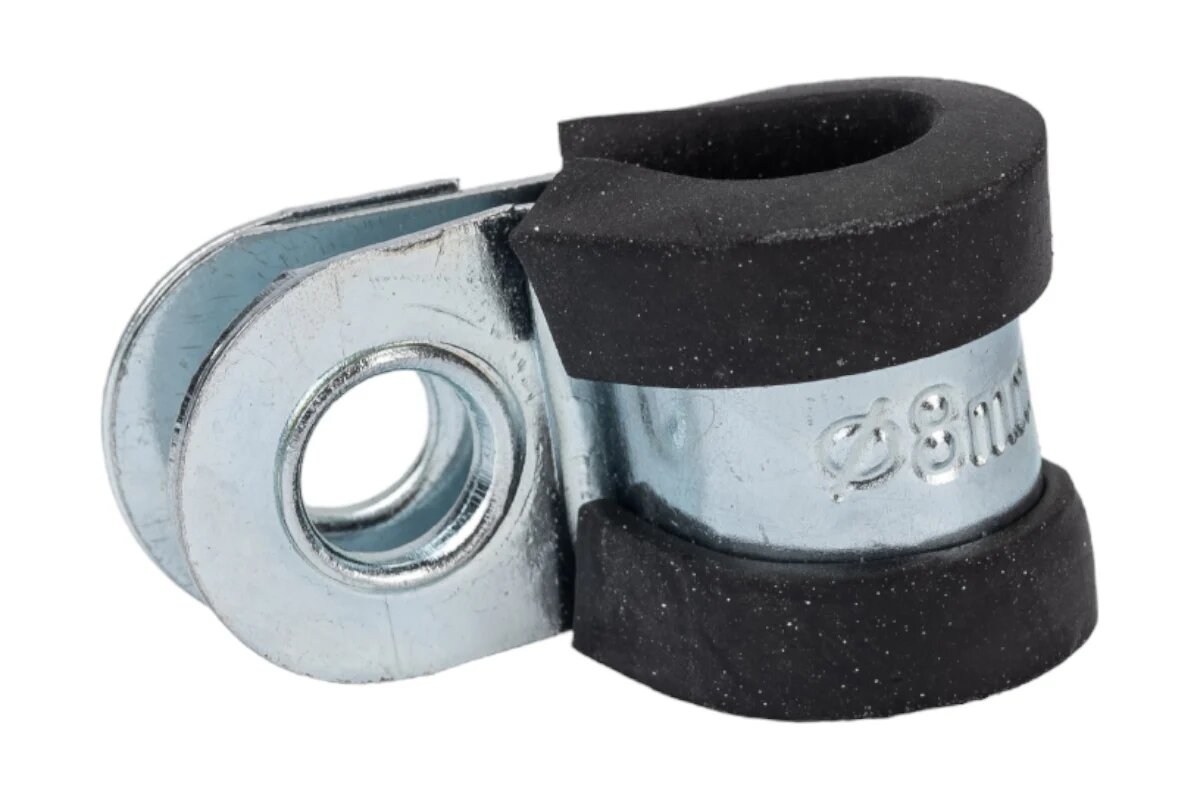 MGF Руббер хомут для крепления труб 08/15 W1 1-5-15-1-08 резиновый монтажный зажим