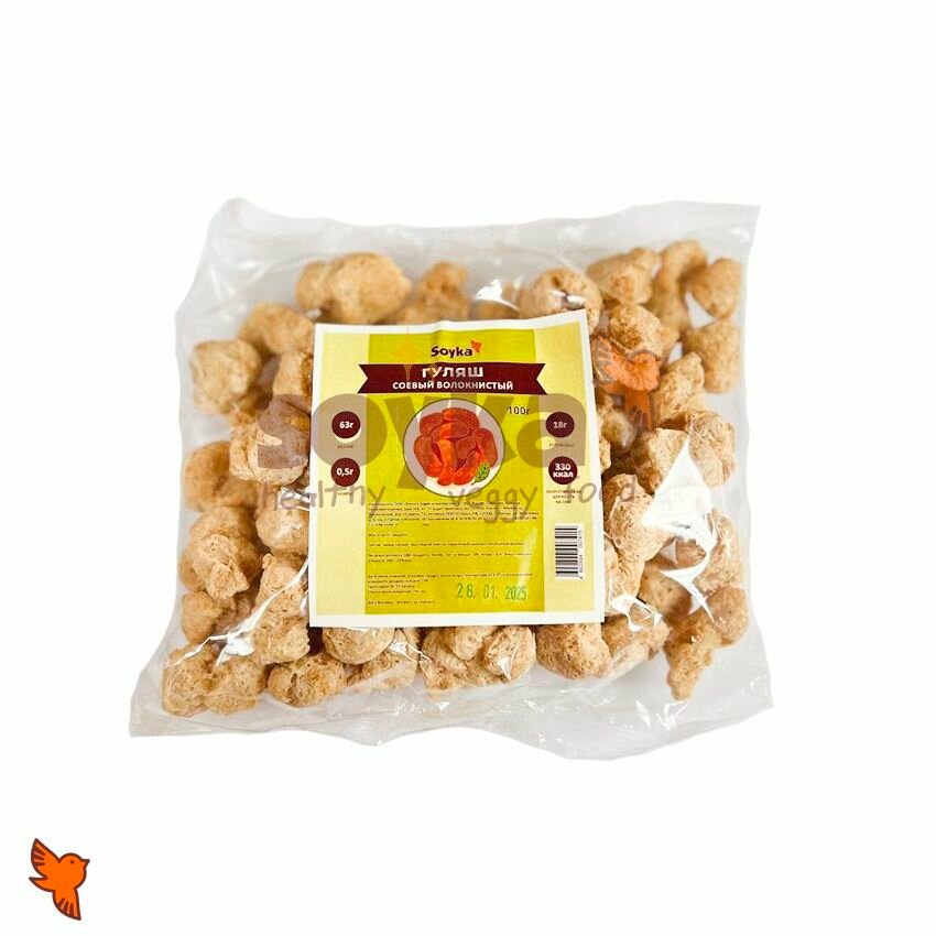 Гуляш соевый волокнистый Сойка, 100г Россия