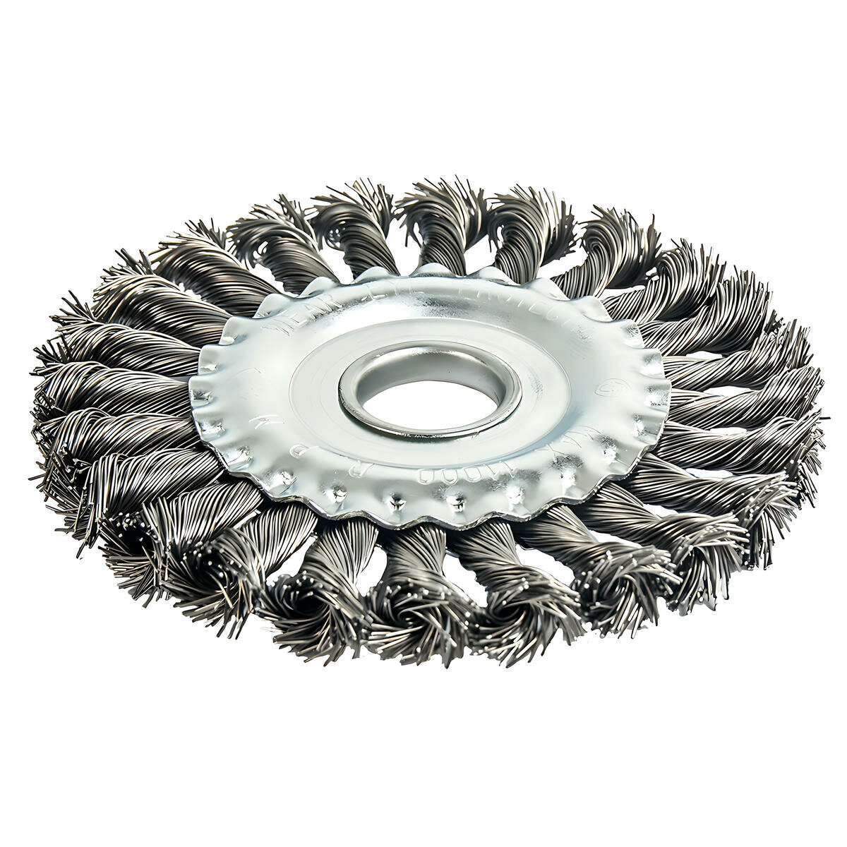 Щетка для УШМ 125 х 22.2 мм (дисковая, витая сталь) ПРАКТИКА 773-323