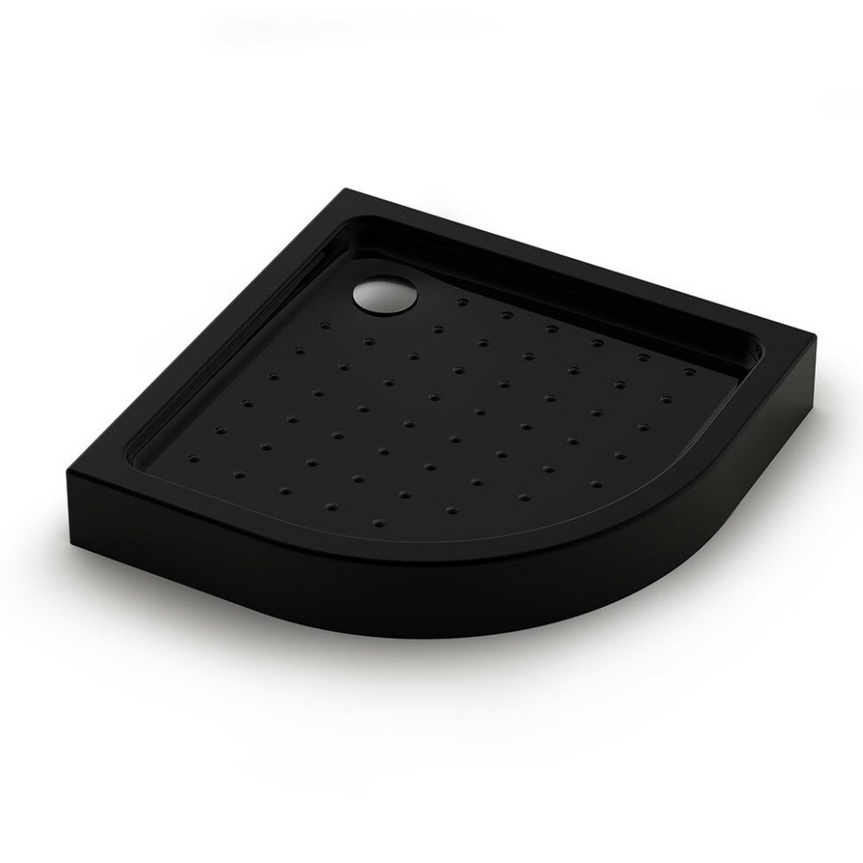 Душевой поддон Veconi Tezeo acrylic TZ-51B, 800x800x150, акрил, черный