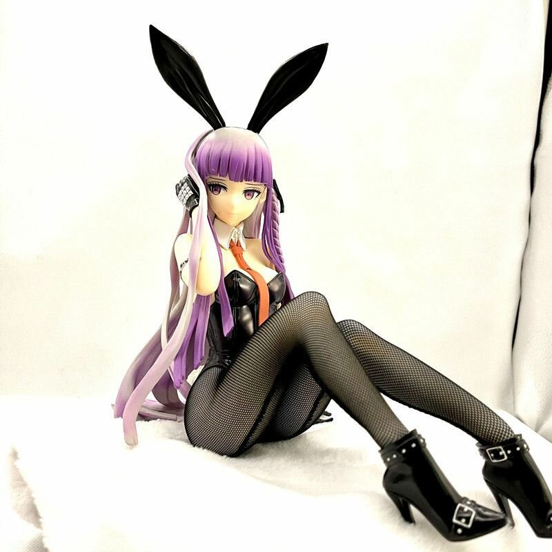 Фигурка аниме 18+ сексуальная девушка (1/4 Anime PVC Action Figure B-STYLE Danganronpa Trigger Happy Havoc Kyoko Kirigiri Bunny Ver Can Cast Off Collectible Model)22cm-пакет no box