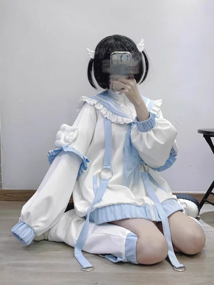 Женская Свободная Верхняя Одежда В Японском Стиле С Руфлями