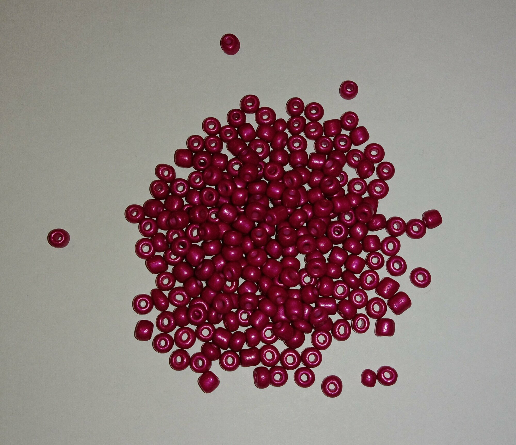 Набор крупного разноразмерного бисера для рукоделия, 20 гр