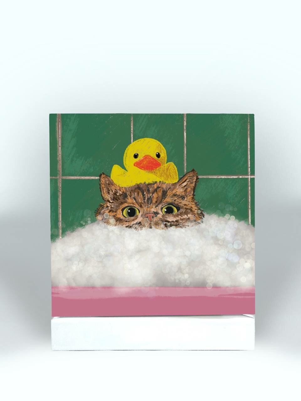 Открытка с котиком