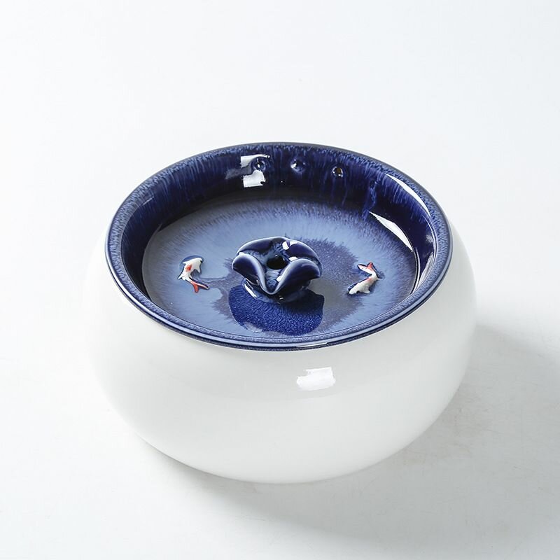 Автоматический фонтанчик для животных из керамики с фильтрацией и циркуляцией воды