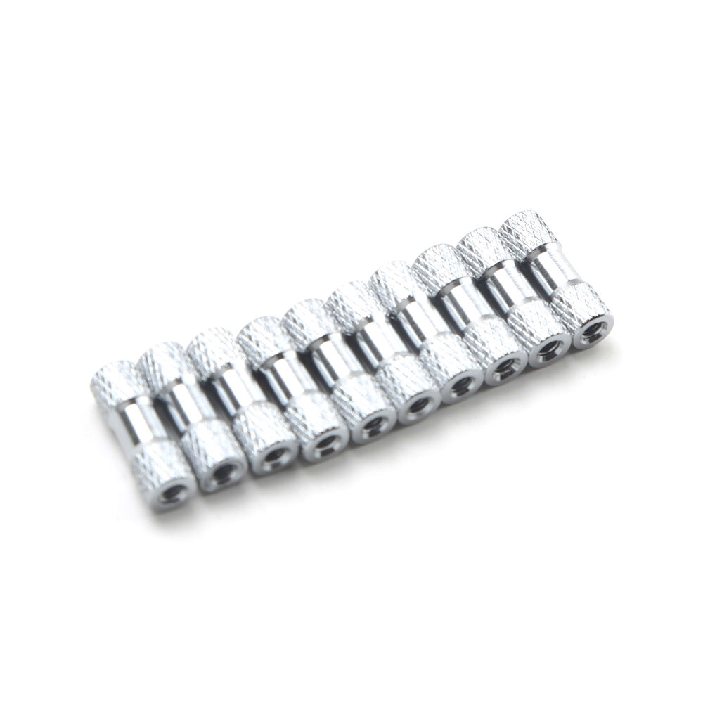 10 шт. M3 * 18 мм круглые алюминиевые стойки-проставки серебристого цвета для беспилотных летательных аппаратов с дистанционным управлением Mark 4 5/6/7 дюймов