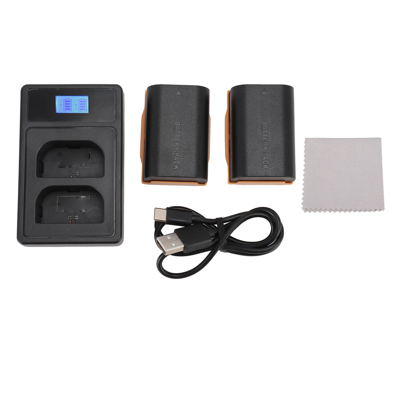 Аккумуляторный комплект LP-E6 / LP-E6N, 2750 мАч, литиевый, с двухслотовым зарядным устройством, для Canon R5, R6, 90D, 60D, 70D, 80D, 5D, 7D Mark II