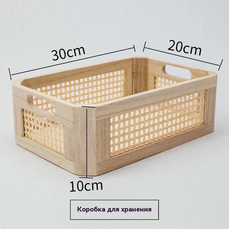 Деревянный органайзер из ореха для книг/документов: набор с ящиками для гостиной, ручная шлифовка бесшовная конструкция