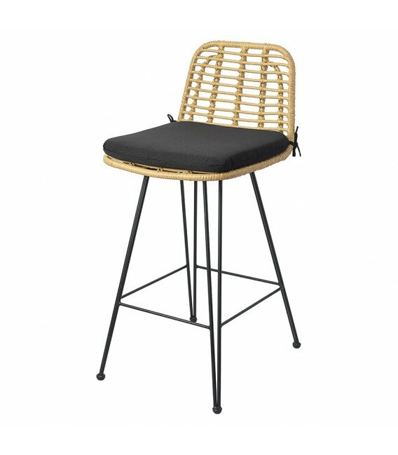 Стул полубарный Vetle Flat, ротанг