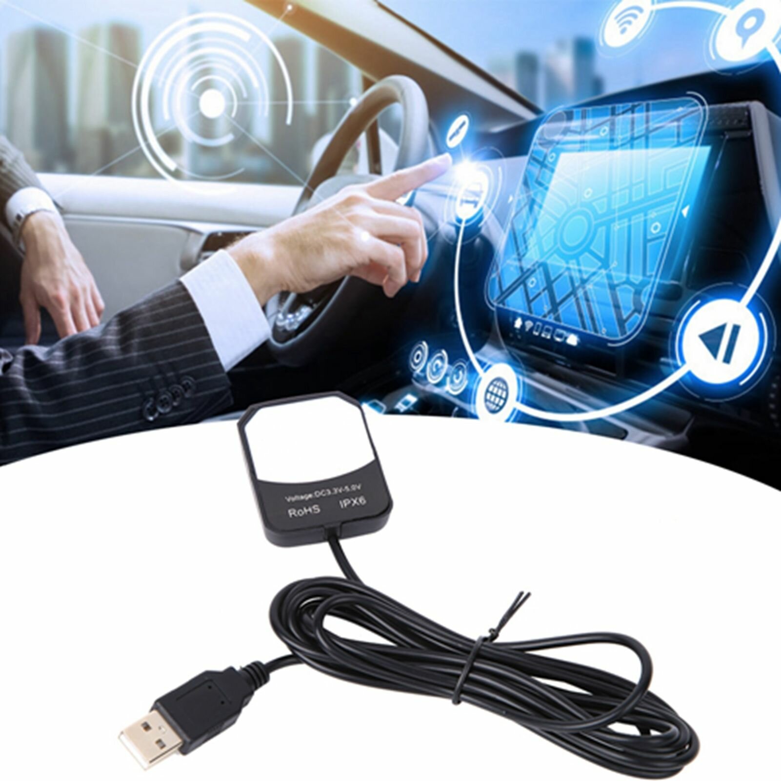 Модуль антенны GPS Vk 162, 3,3 5 В, 10 Гц, USB интерфейс, WGS 84