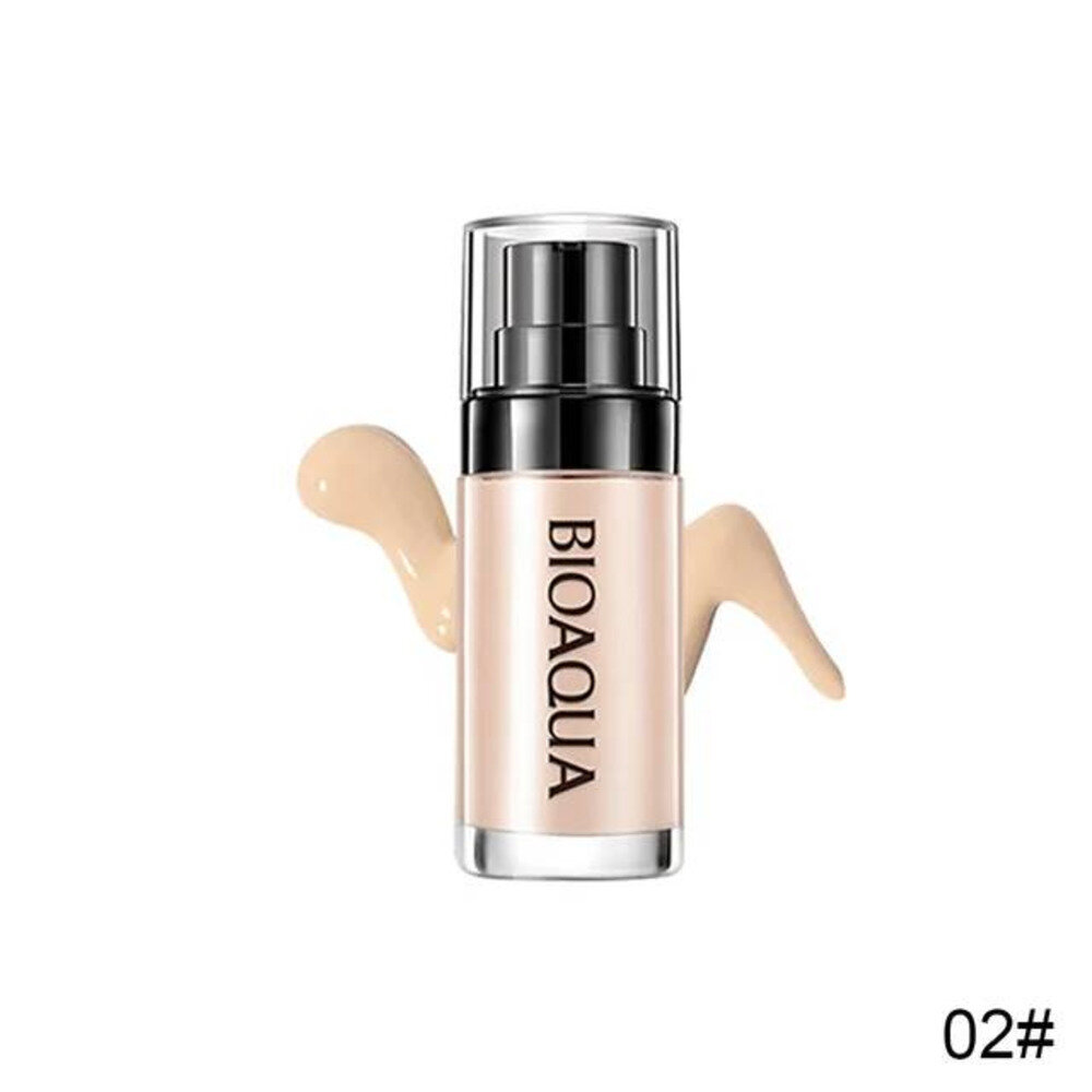 BIOAQUA Face Base Liquid Foundation Makeup Concealer Waterproof Brightening Whitening Long Lasting BB Cream Cosmetics