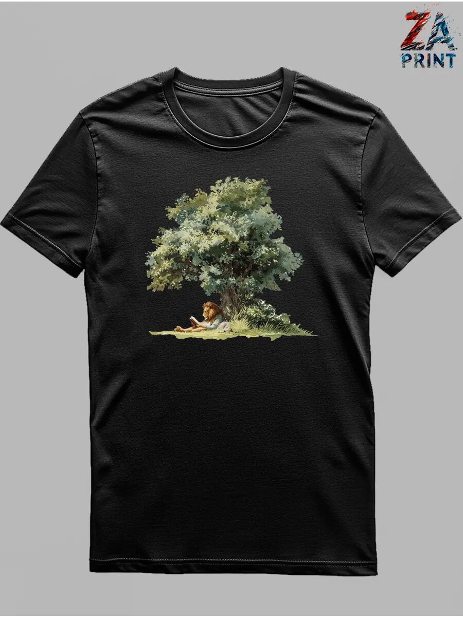 Футболка лев