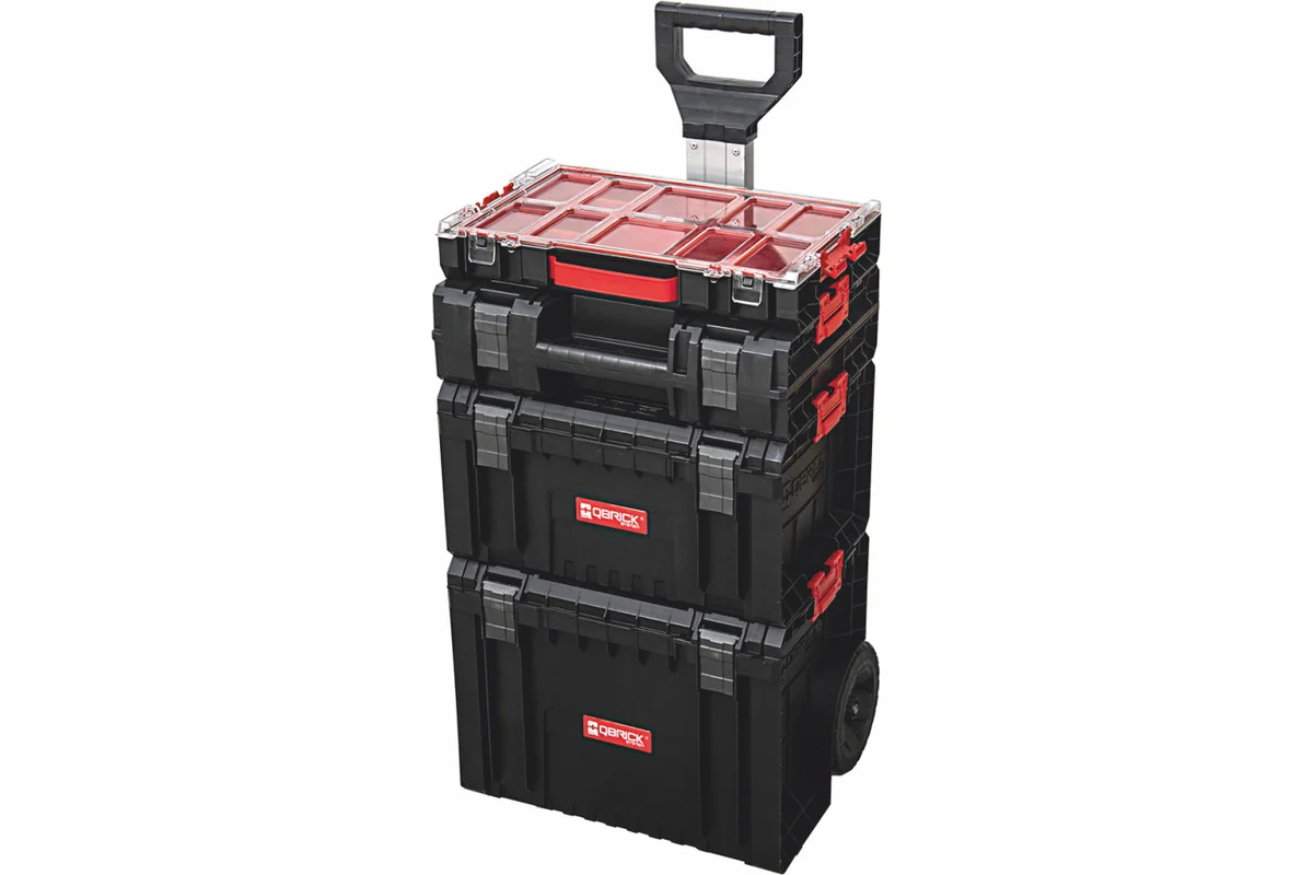 Набор ящиков Qbrick System "Pro Set", 5 в 1, черный, комбинированный материал, трансформер