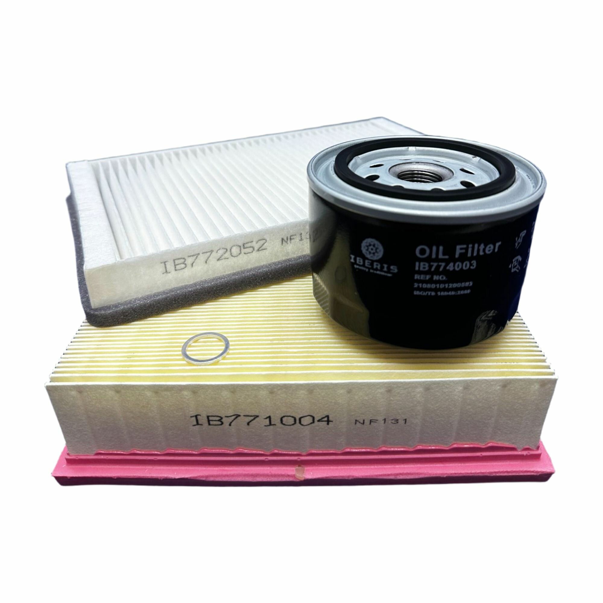 Фильтр (комплект) Iberis IB770011KIT LADA GRANTA, LADA KALINA, DATSUN ON-DO (1.6) (82,87,90,98,106 Л. С.) IB774003, IB771004,