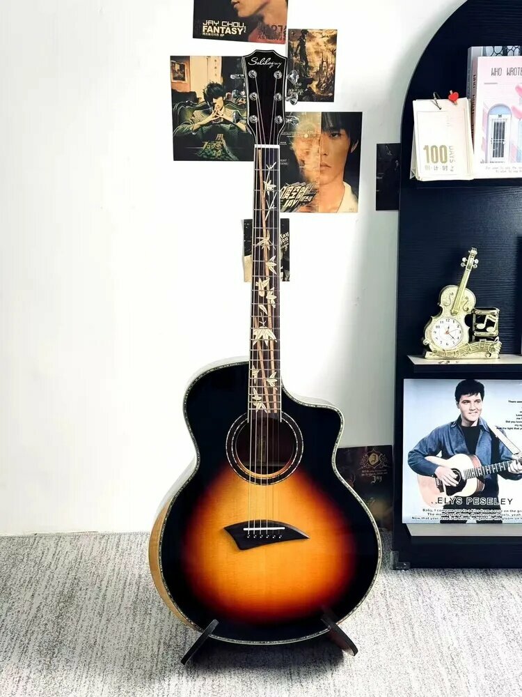 Акустическая гитара Электроакустическая MODEL-O1S 6-струнная, корпус Ель 41"