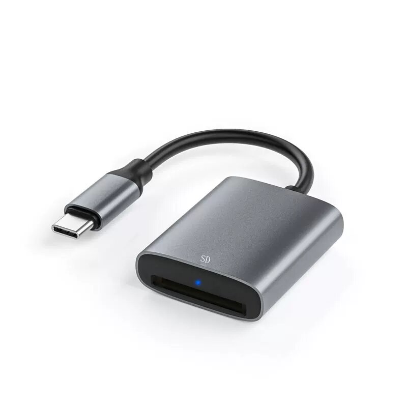 Стандартная скорость металлический карт-ридер USB 3.0 с Type-C интерфейсом для фотоаппаратов