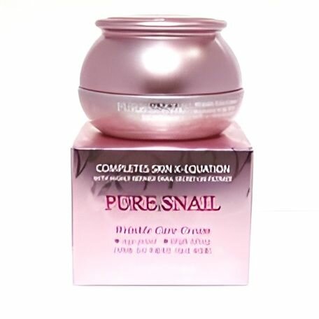 Bergamo Крем для лица с муцином улитки Антивозрастной Pure Snail Wrinkle Care Cream, 50 гр.
