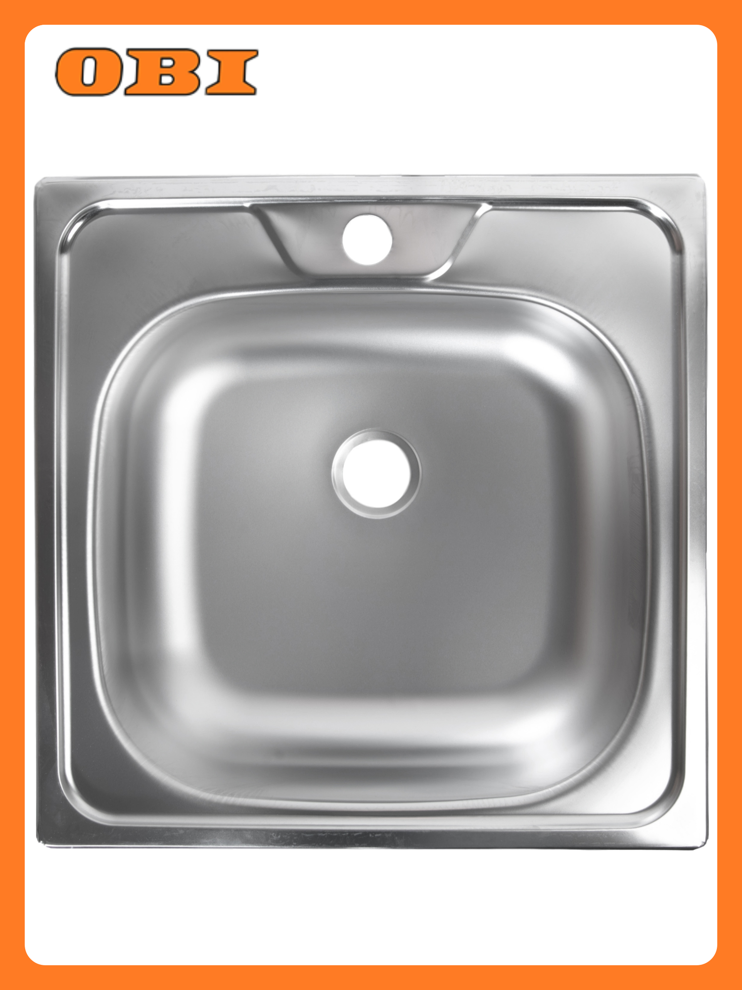 Мойка юкинокс CLM480, нержавеющая сталь, врезная, квадратная