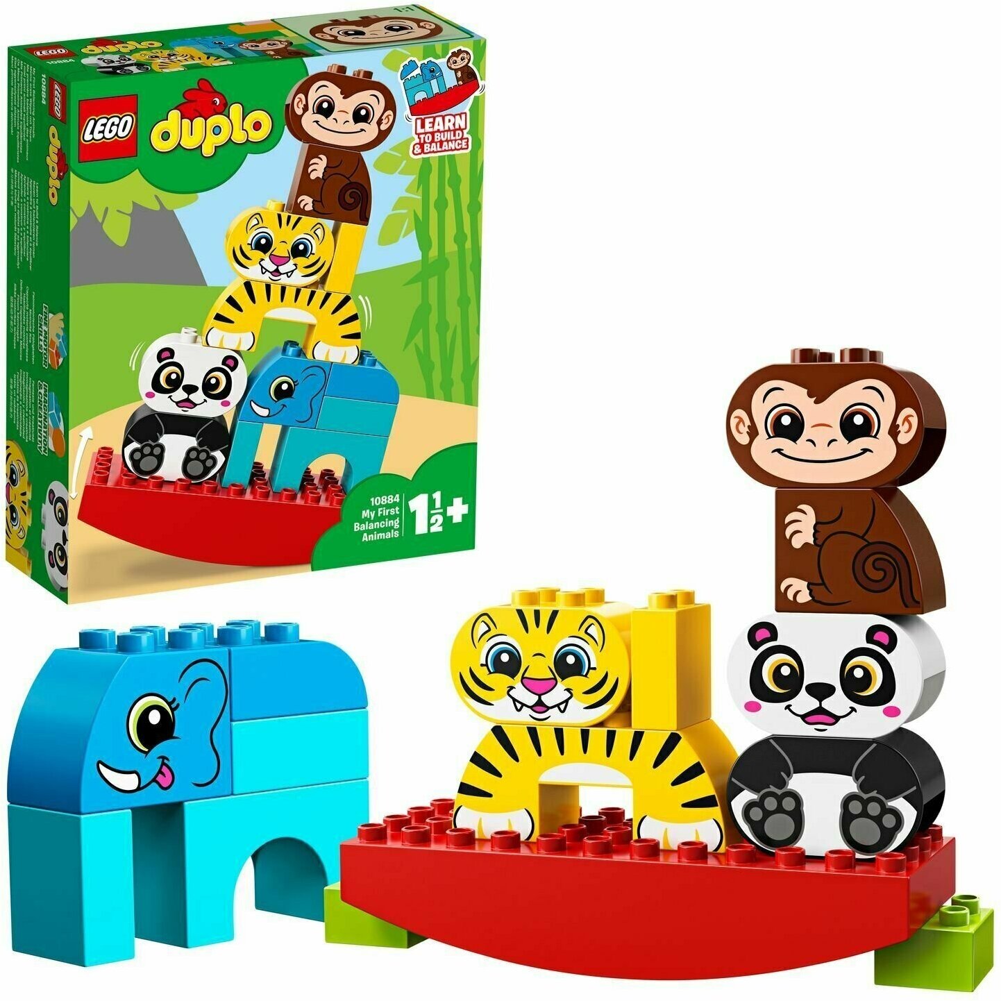 Конструктор LEGO DUPLO My First Мои первые цирковые животные 10884, 15 дет.