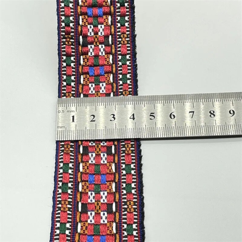 Жаккардовая лента 7.5см, цвет 4.2cm
