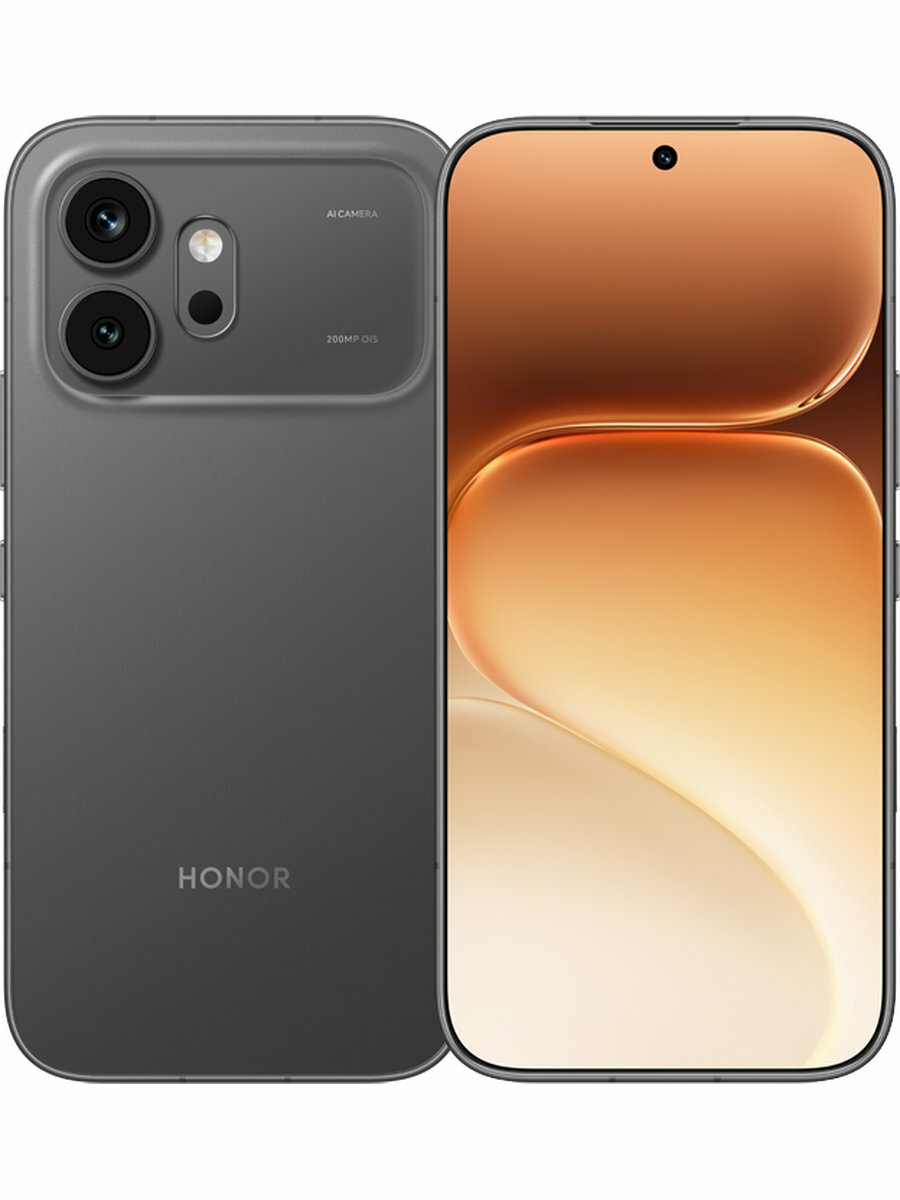 Смартфон HONOR 600 8/256 ГБ Чёрный из металла и стекла