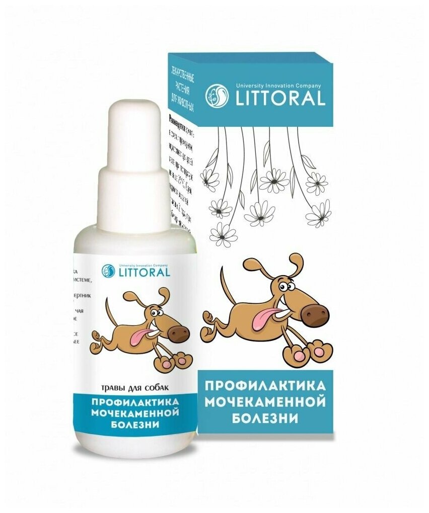 Вака Настойка лекарственных растений для собак "Профилактика мочекаменной болезни", 50 мл