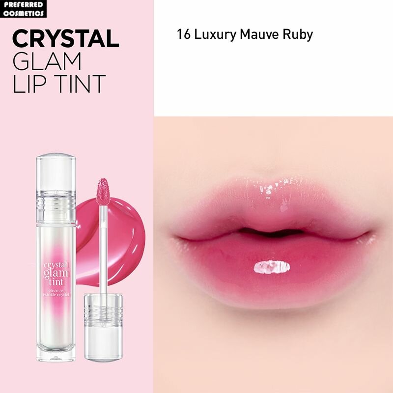 CLIO Crystal Glam Tint Тинт для губ - 16 Luxury Mauve Ruby