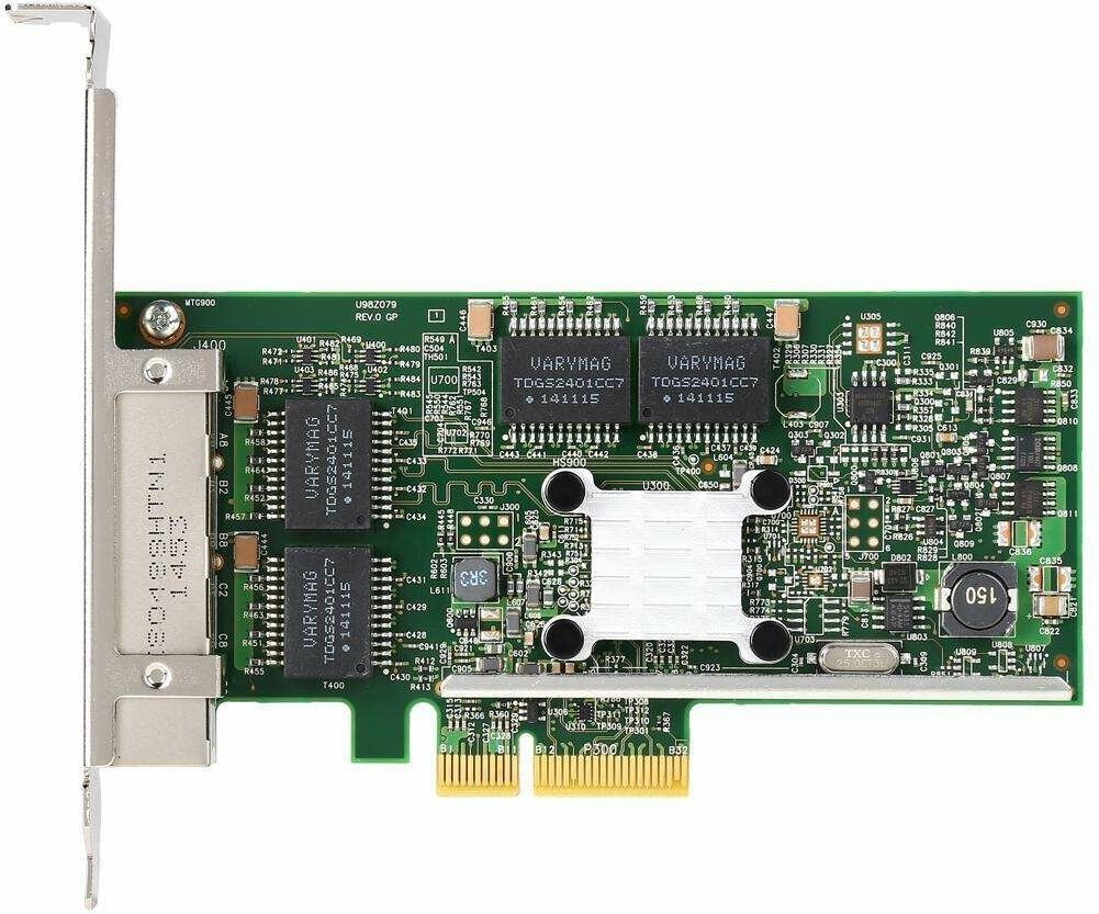 Сетевой адаптер Broadcom NetXtreme BCM5719-4P (BCM95719A1904AC) SGL Quad-Port 1Gb RJ-45 Ethernet Server Adapter