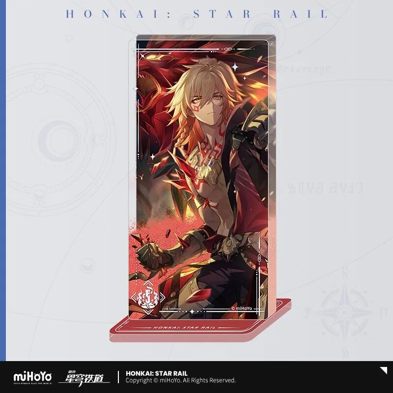 Фигурка Jingliu Huohuo Honkai: Star Rail Mihoyo из акрила Красный, Mydeimos