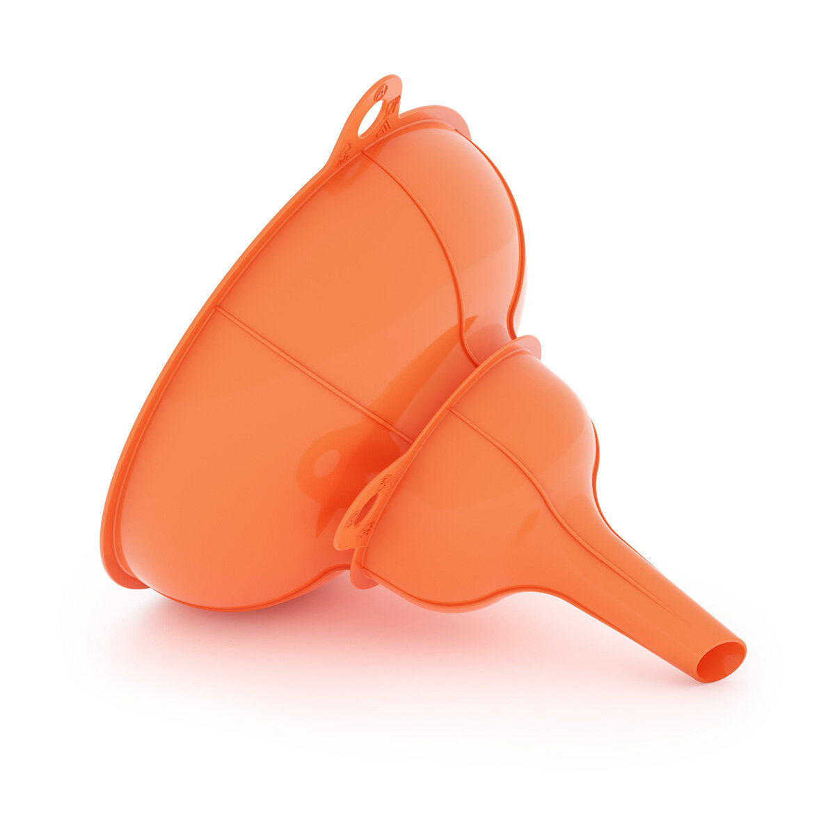 Воронка Альтернатива М203, комбинированная, 2 в 1, пластик, цвет микс