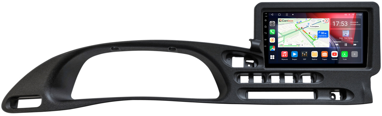 Штатная магнитола Lada Niva 2123, Niva Travel 2021-2025 Canbox L-Line 4296-9-1230 на Android 10 (4G-SIM, 6/128, TS18, DSP, QLed)