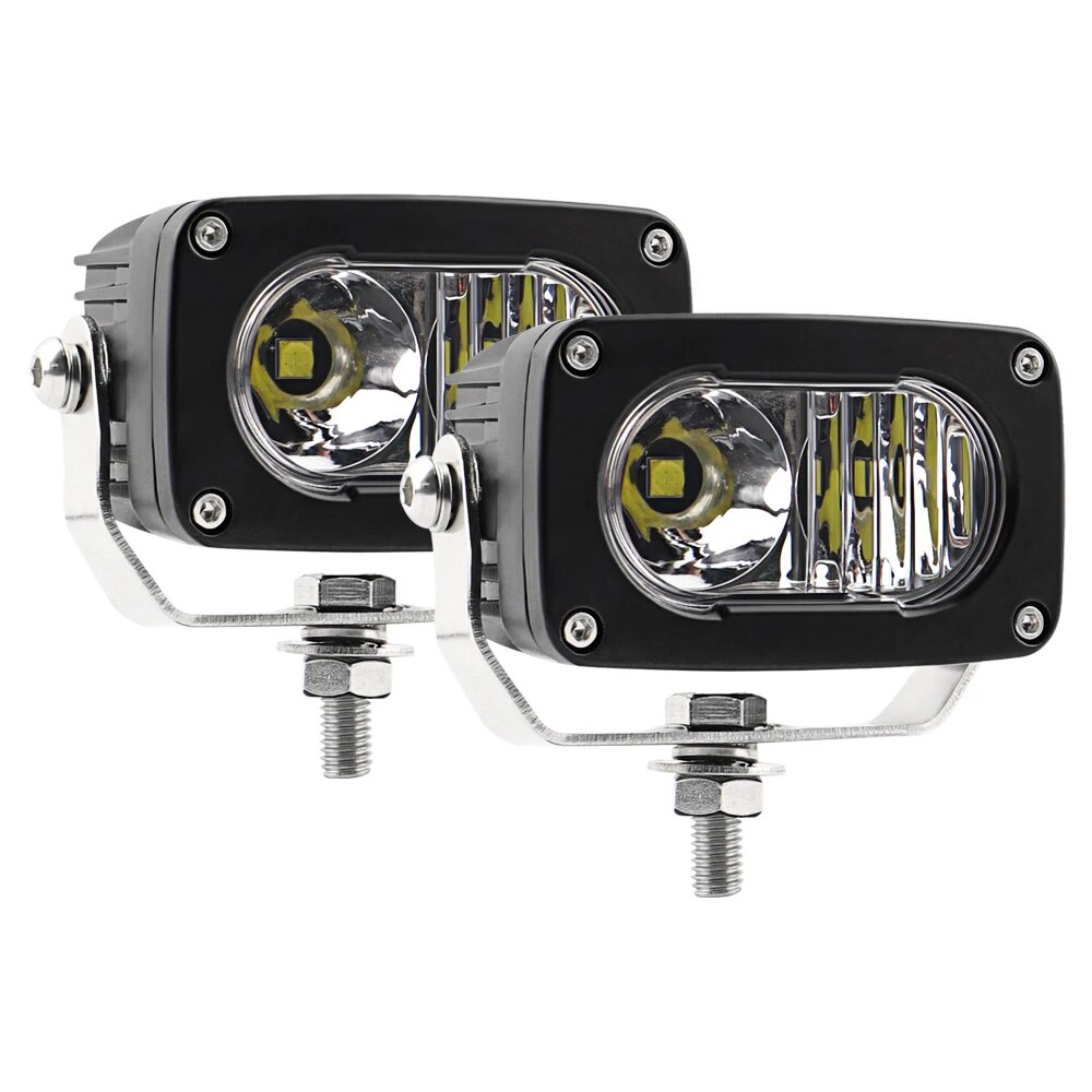 2шт LED фары 3" White-Combo для внедорожника, ATV, UTV