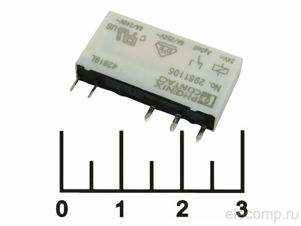 Реле =24V 6A/250V 2961105