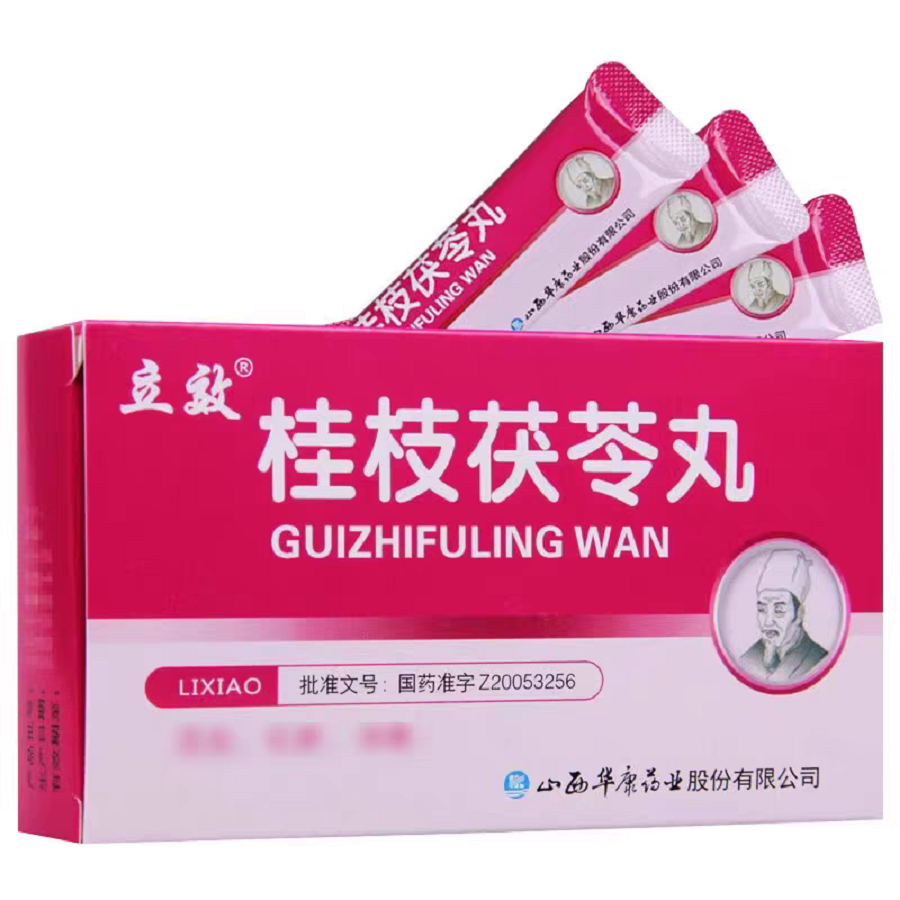 Пилюли "Гуй Чжи Фу Лин Вань" (Gui Zhi Fu Ling Wan) 6 пакетиков по 4 гр
