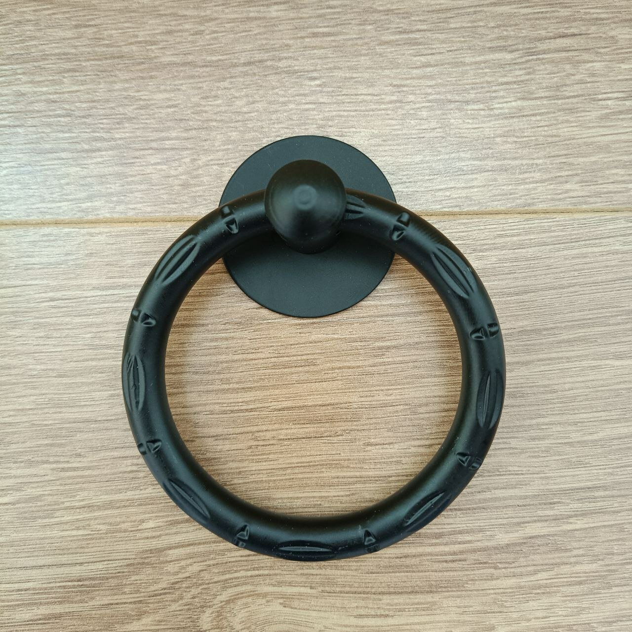 Ручка-кольцо РК-100 мод.3 сквозного монтажа (черный)