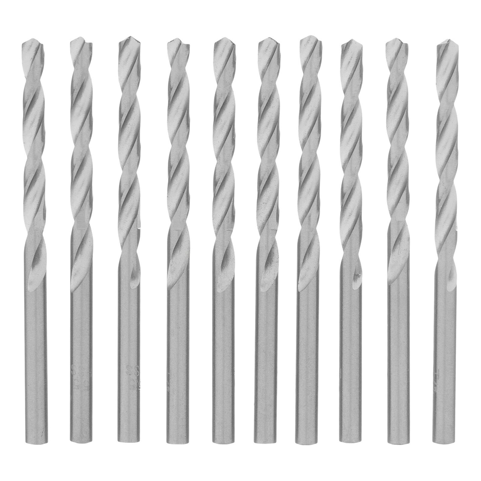 Сверло по металлу Matrix, 5.5 мм, 10 штук, цилиндрический хвостовик, сталь HSS, полированное, 71555