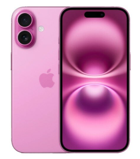 Смартфон Apple iPhone 16 Plus 128GB nano SIM + eSIM Pink (розовый)