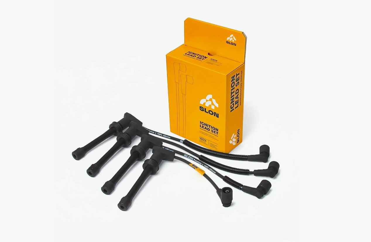 Провода высоковольтные SLON для а/м ВАЗ 2110 2111 2112 (16 клапанов) силиконовые, артикул 2112-3707080
